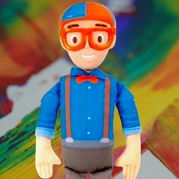 Jazwares | Toys | Blippi Bendable Plush Doll 6 Tall Featuring Squeeze ...